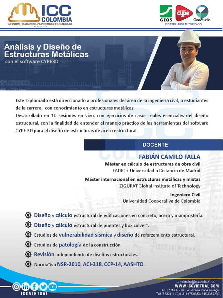 Diplomado en Diseño Estructural CYPE3D | PDF | Pandeo | Viga (Estructura)