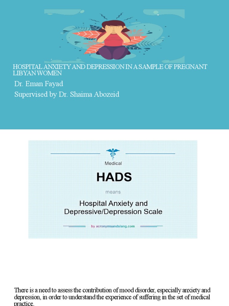 Hospital Anxiety and Depression in A Sample of | PDF | Major Depressive ...