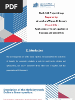 #1. Business Mathematics Chapter One | PDF | Demand | Supply And Demand