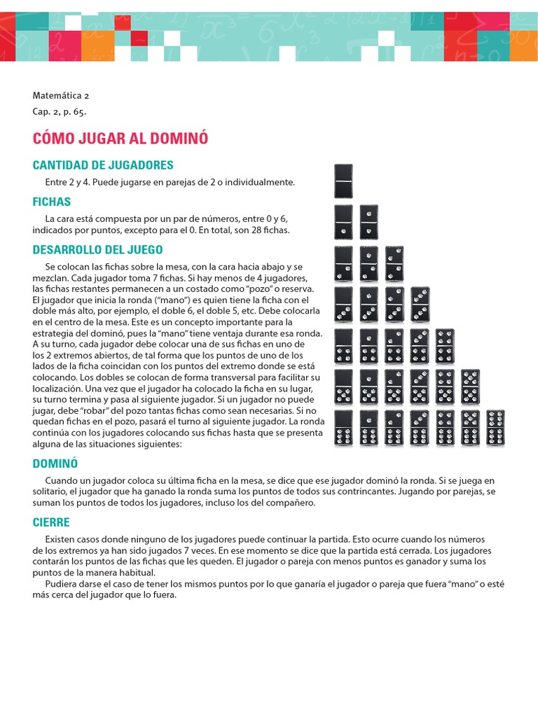 Dominó | PDF | Juego de azar
