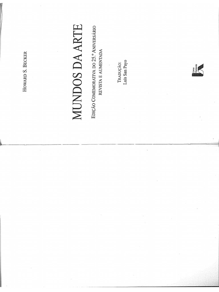 Howard Becker - Mundos Da Arte (2010) | PDF