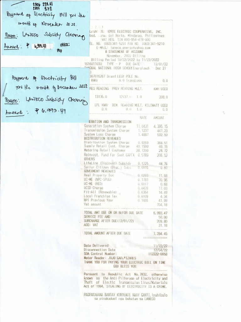 TNHS Laneco Nov 2022 | PDF