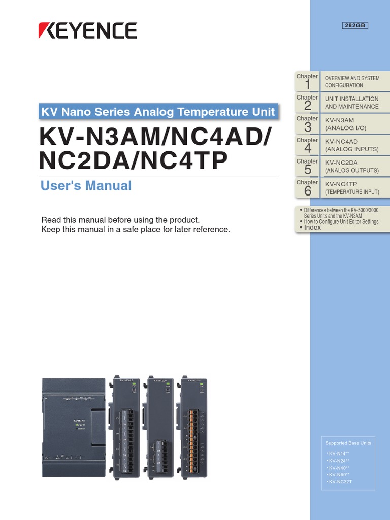 KV Nano Analog-Unit | PDF