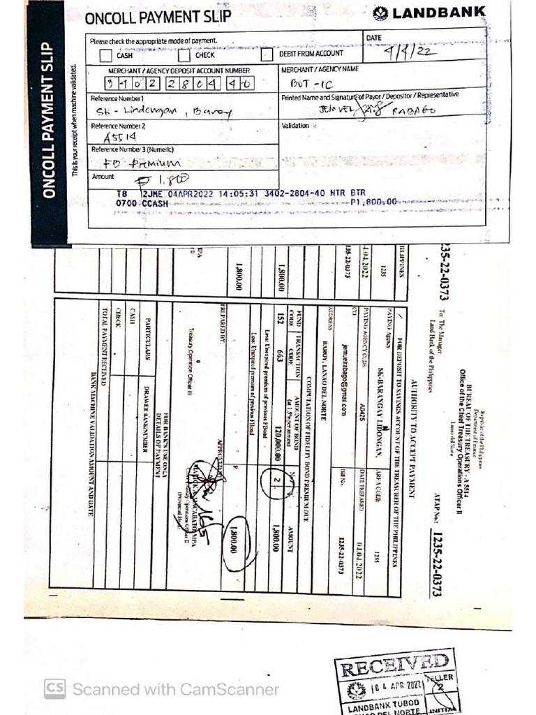 Validated ATAP-Deposit Slip | PDF