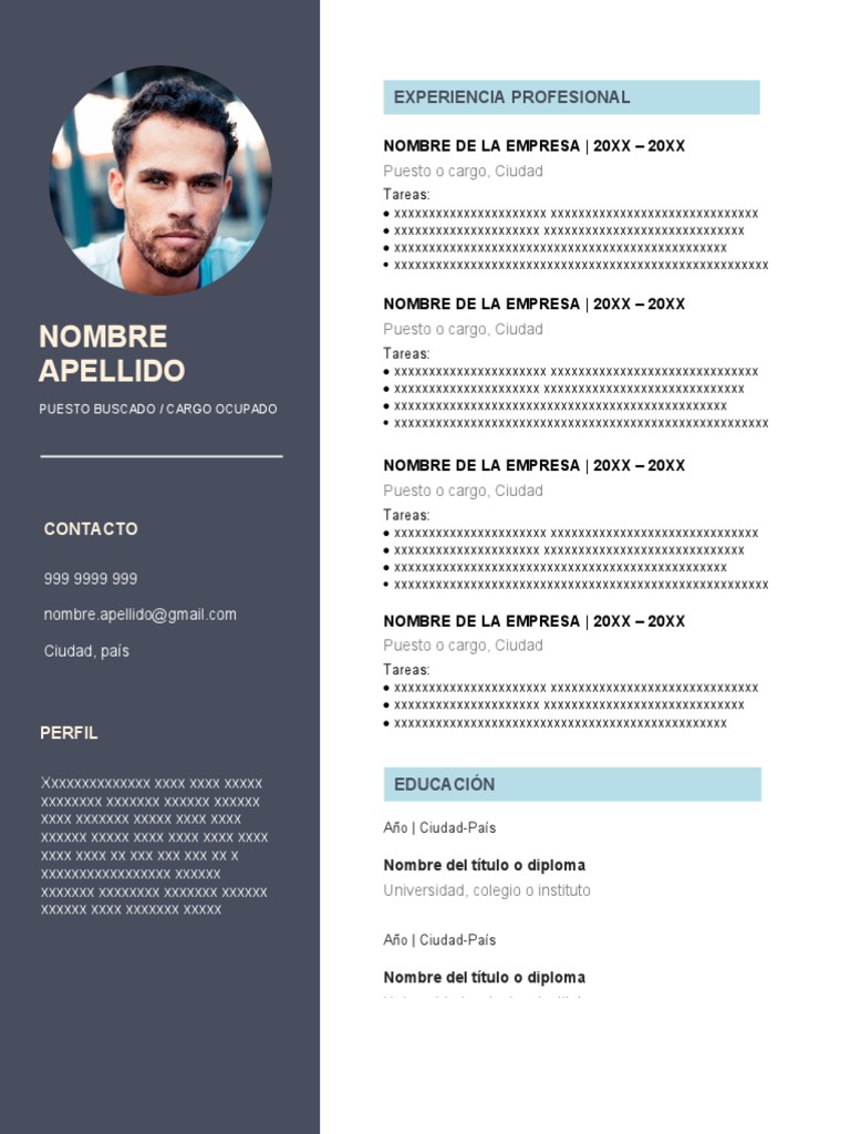 Formato de Hoja de Vida-Descargar-Gratis-Word | PDF | Informática ...