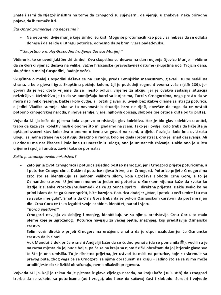 Gorski Vijenac 1 | PDF