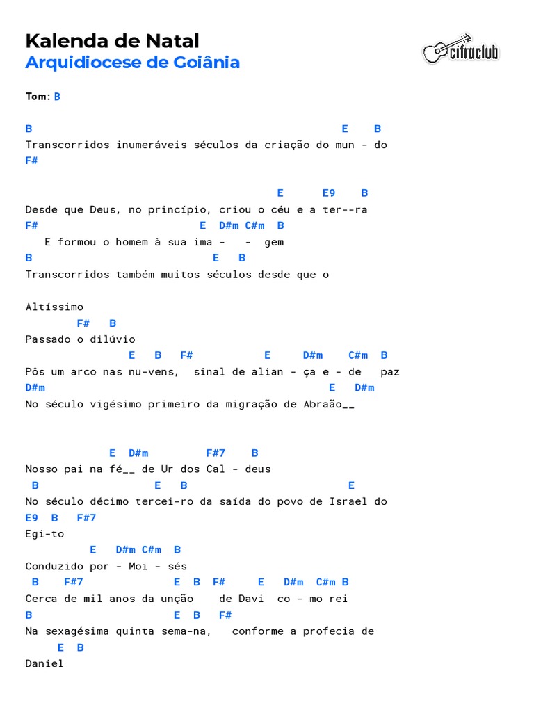 Kalenda de Natal B | PDF | Religiões abraâmicas | Crença e doutrina ...