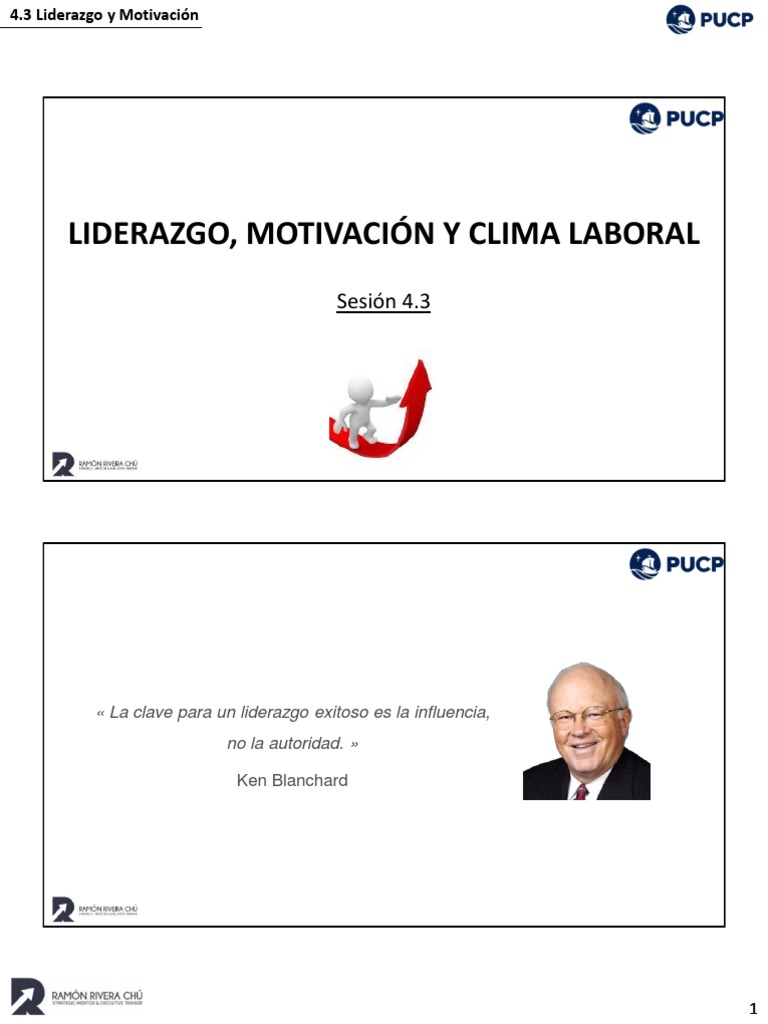 4.3 Liderazgo y Motivación | PDF | Liderazgo | Motivación