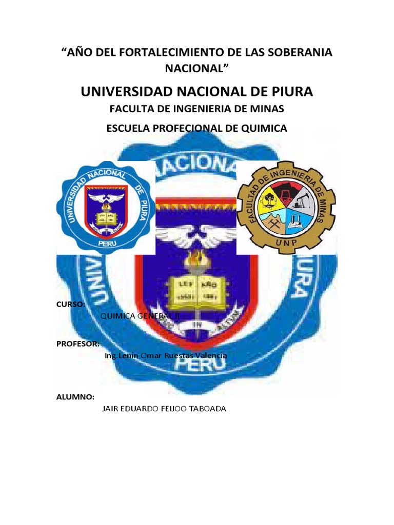 Caratula de la UNP | PDF | Ósmosis | Agua