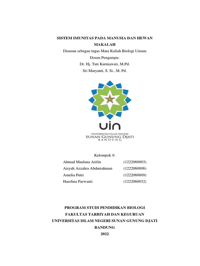 Sistem Imun Pada Manusia | PDF