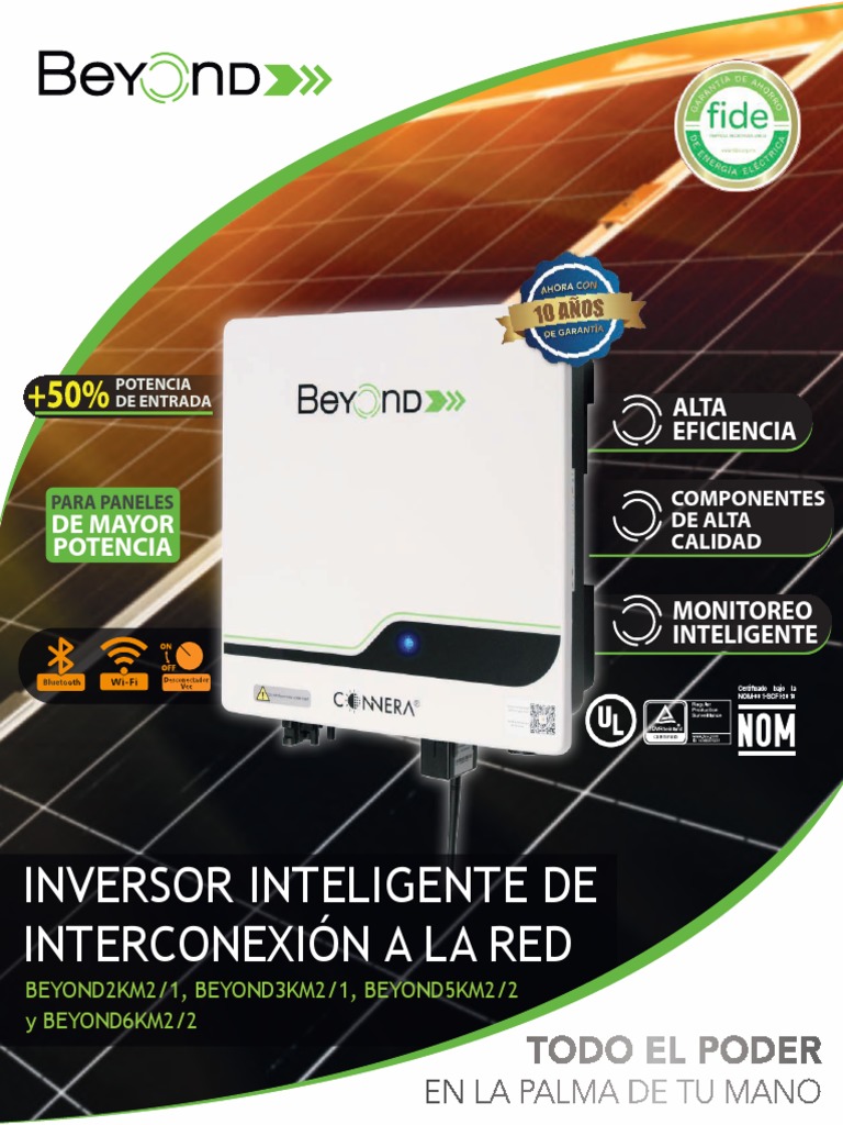 FT Ficha Tecnica Beyond2kw 6kw | PDF | Aplicación movil | Bluetooth