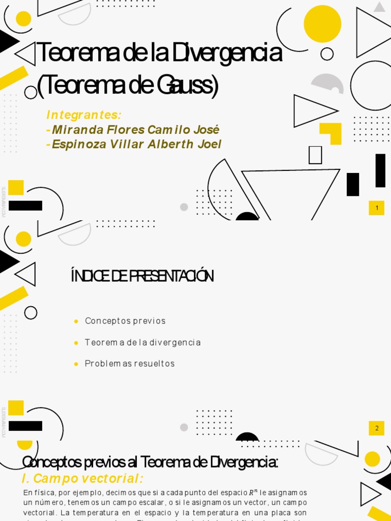 Teorema de La Divergencia - BMA07M | PDF | Divergencia | Álgebra abstracta