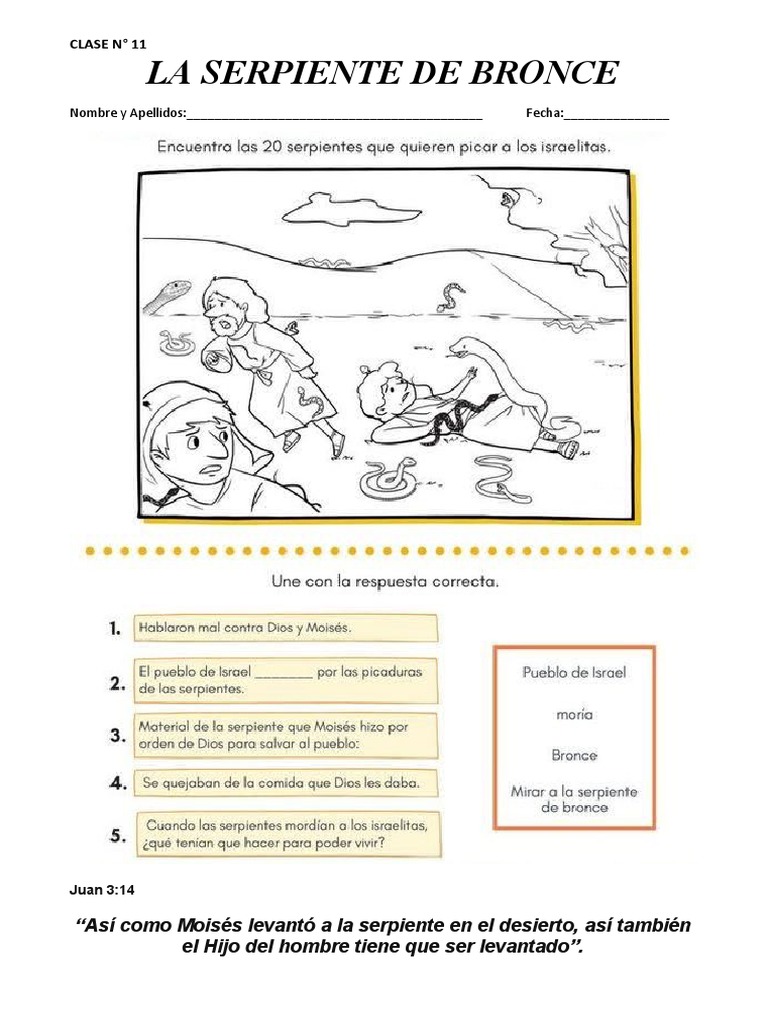 La Serpiente de Bronce | PDF