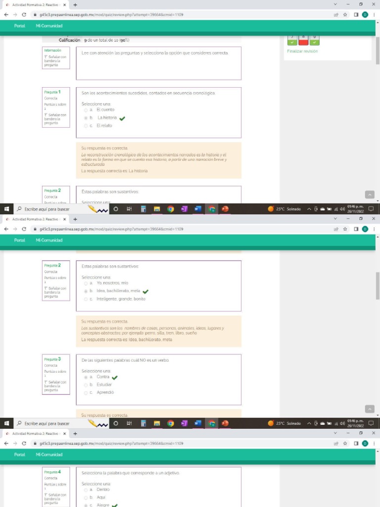 Actividad Formativa 2 Reactivo mis aprendizajes | PDF