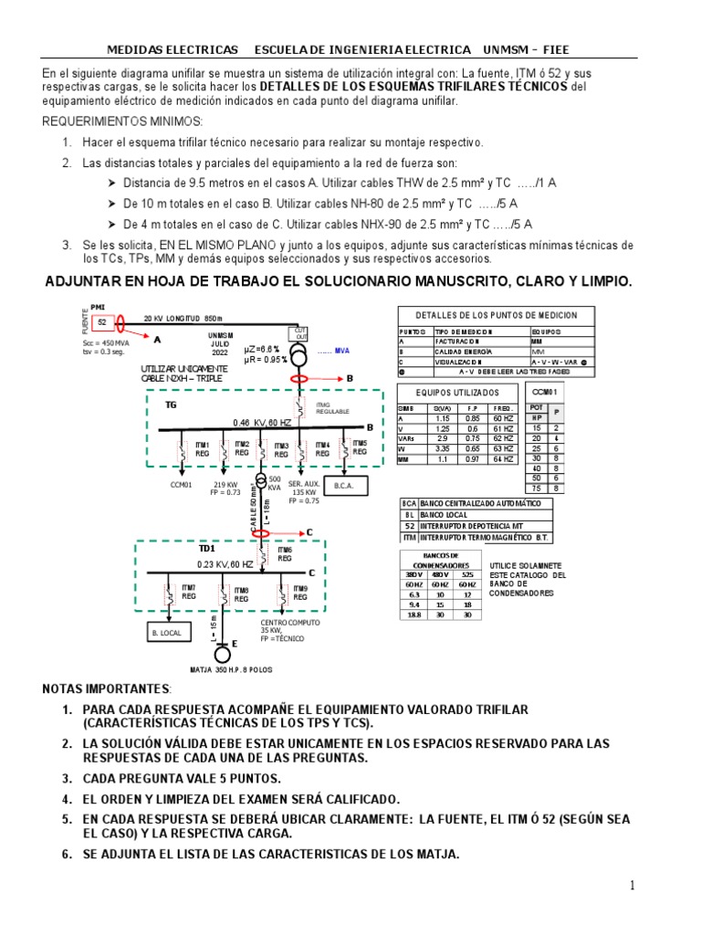 1 Medidas Trafos y MM Noviembre 2022 | PDF | Ingenieria Eléctrica | Electricidad