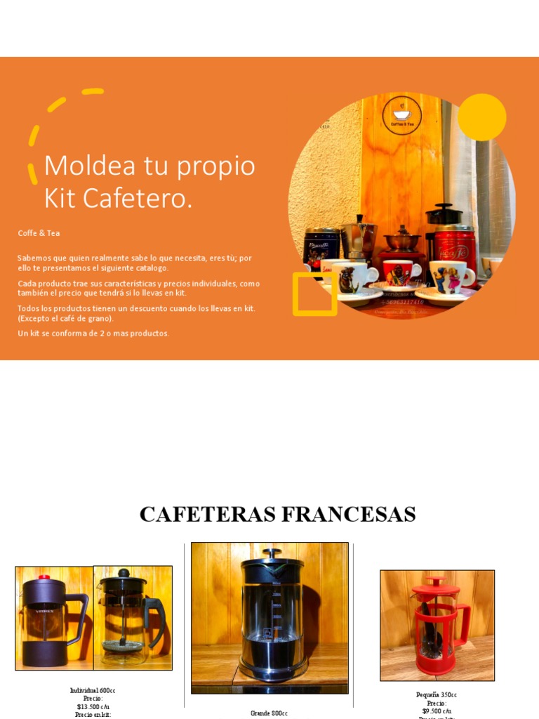 Kit Cafetero: Productos y Precios | PDF | café | Hierbas Medicinales Y ...