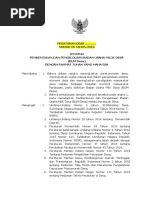 Contoh Perdes APBDes Tahun 2025 | PDF