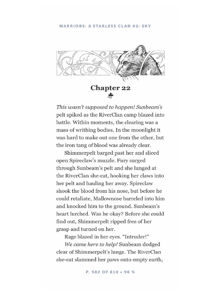 Warriors: A Starless Clan #2: Sky Chapter 22 | PDF