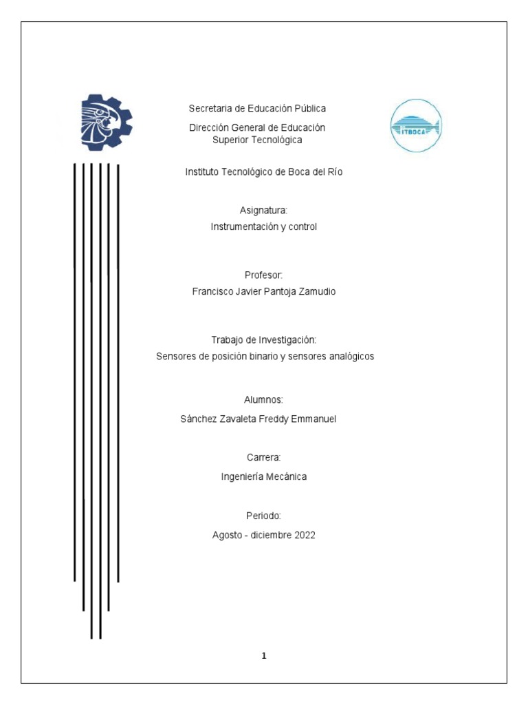 Investigación U2 | PDF | Sensor | Ultrasonido