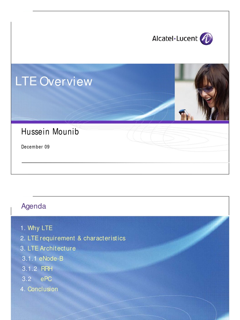 Lte Overview Pdf High Speed Packet Access Lte Telecommunication