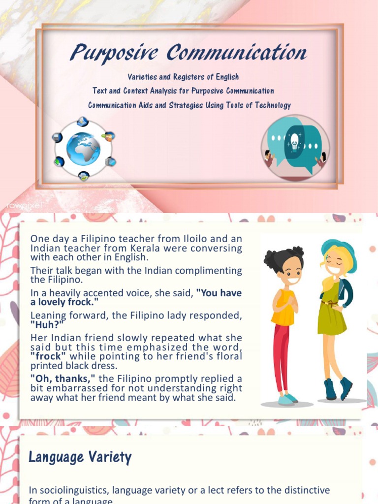 Purposive Communication - 3 | PDF | Language Arts & Discipline ...