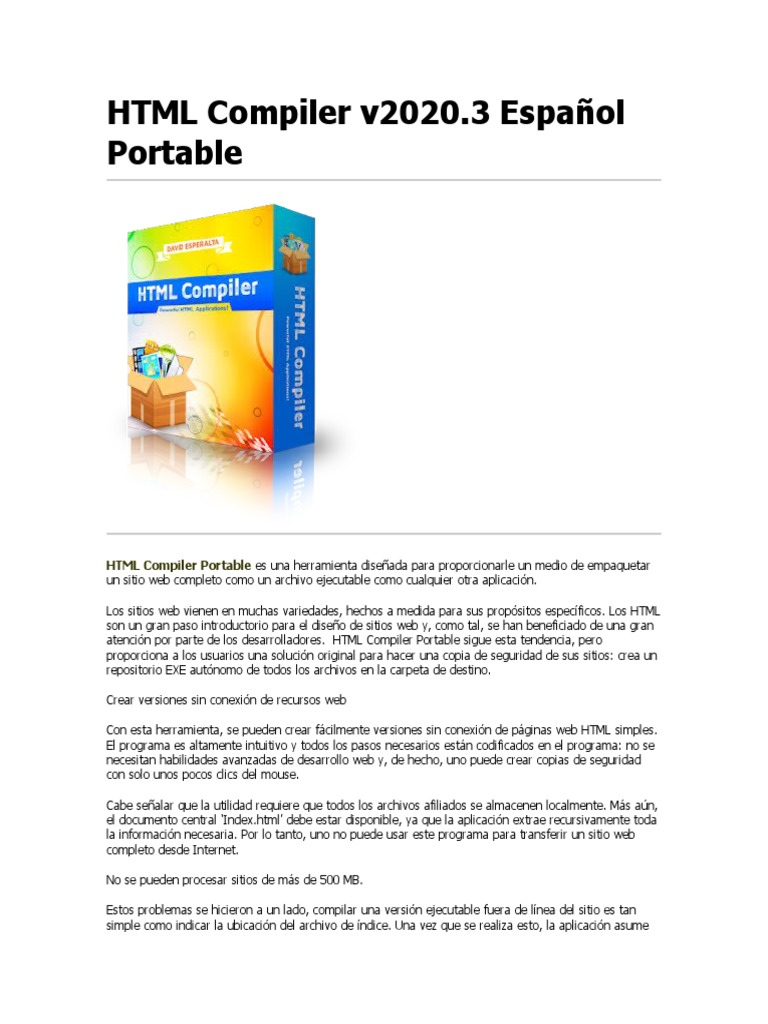 HTML Compiler v2020 | PDF | Red mundial | Internet y web