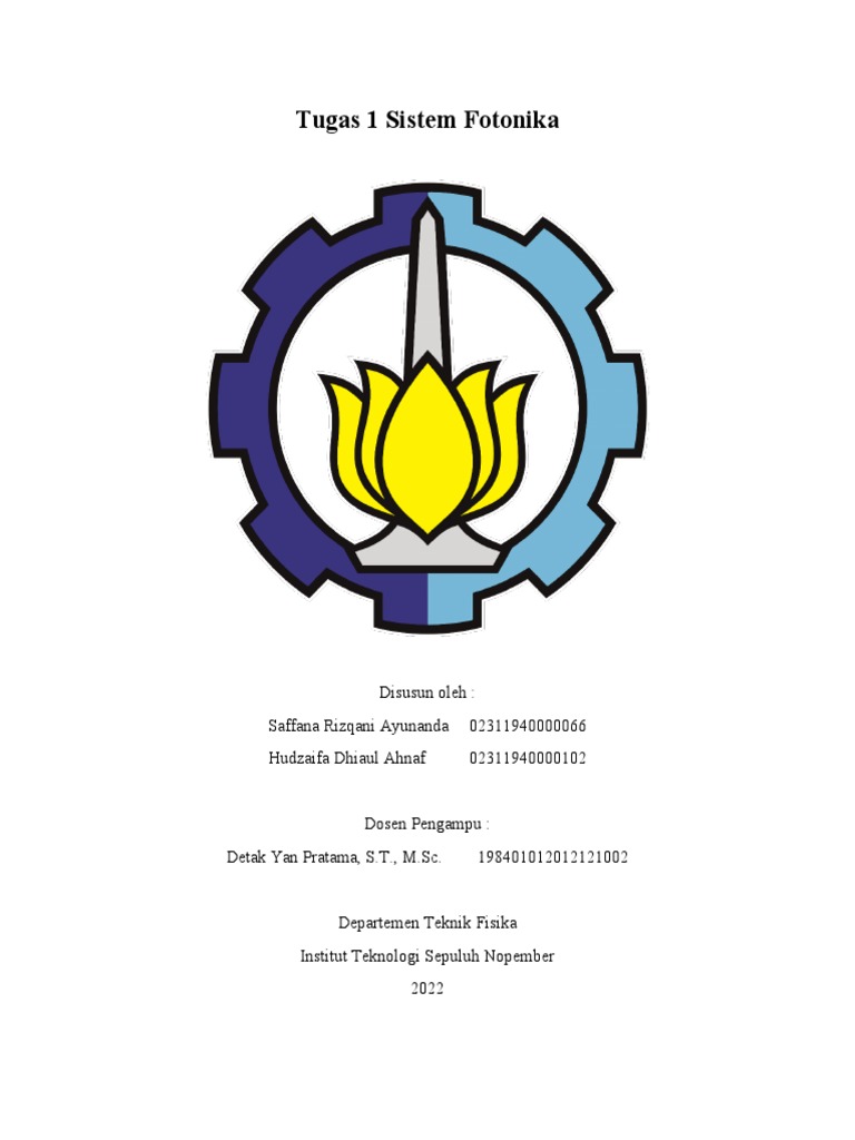 Classnotes - Sistem Fotonika Transmisi Cahaya | PDF