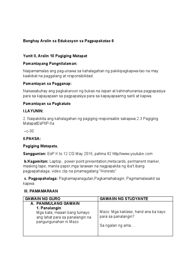 Banghay AutoRecovered | PDF