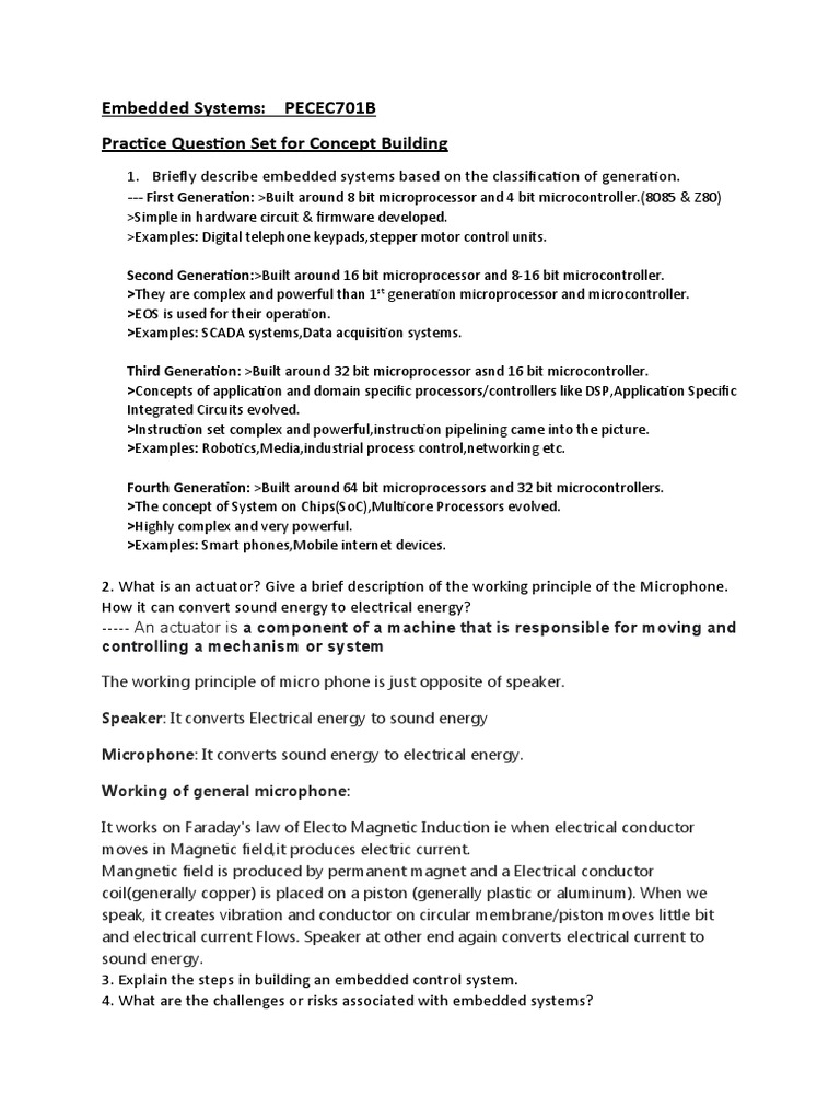 Assignment Set I (1) Update | PDF | Embedded System | Microcontroller