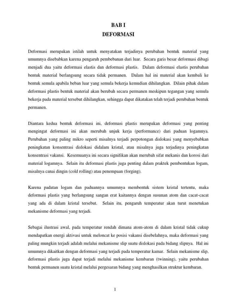 B Deformasi | PDF