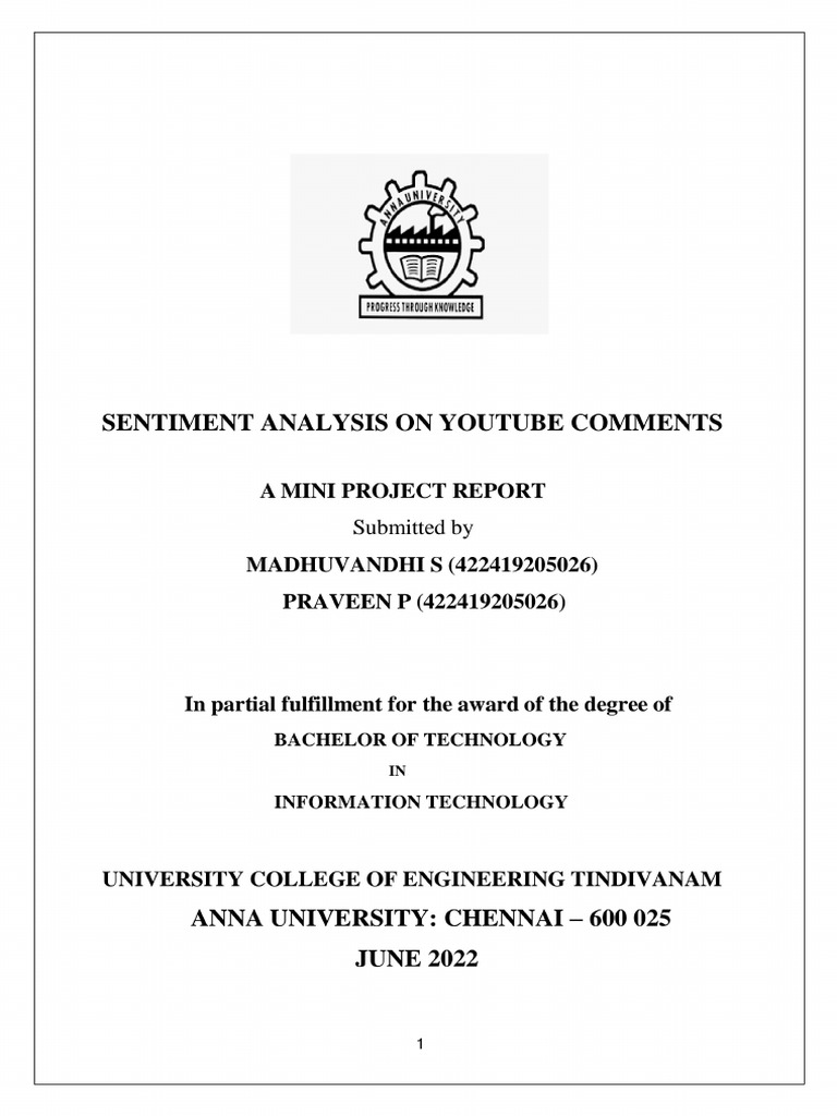 PDF of Mini Project Report | PDF PDF of Mini Project Report | PDF
