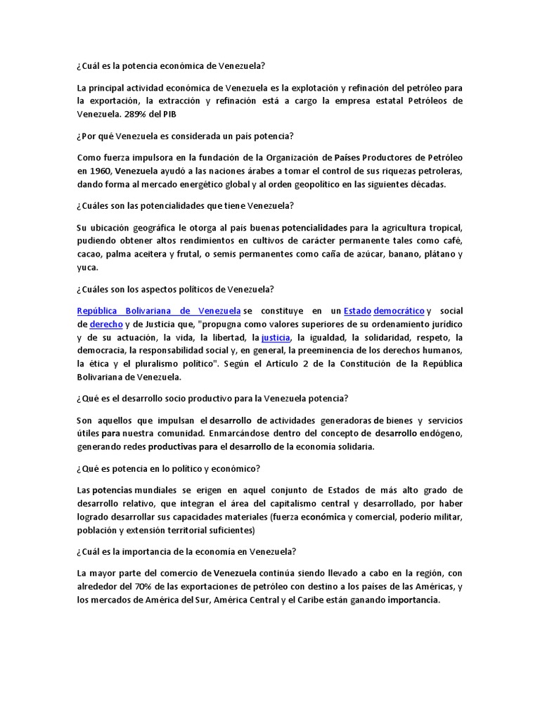 Definicion de La Categoria Potencia Enlo Politico y Economico ...