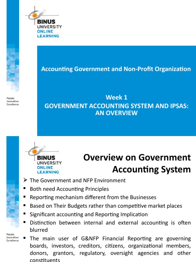PPT1-IPSAS and Government Accounting System | PDF | Fund Accounting ...
