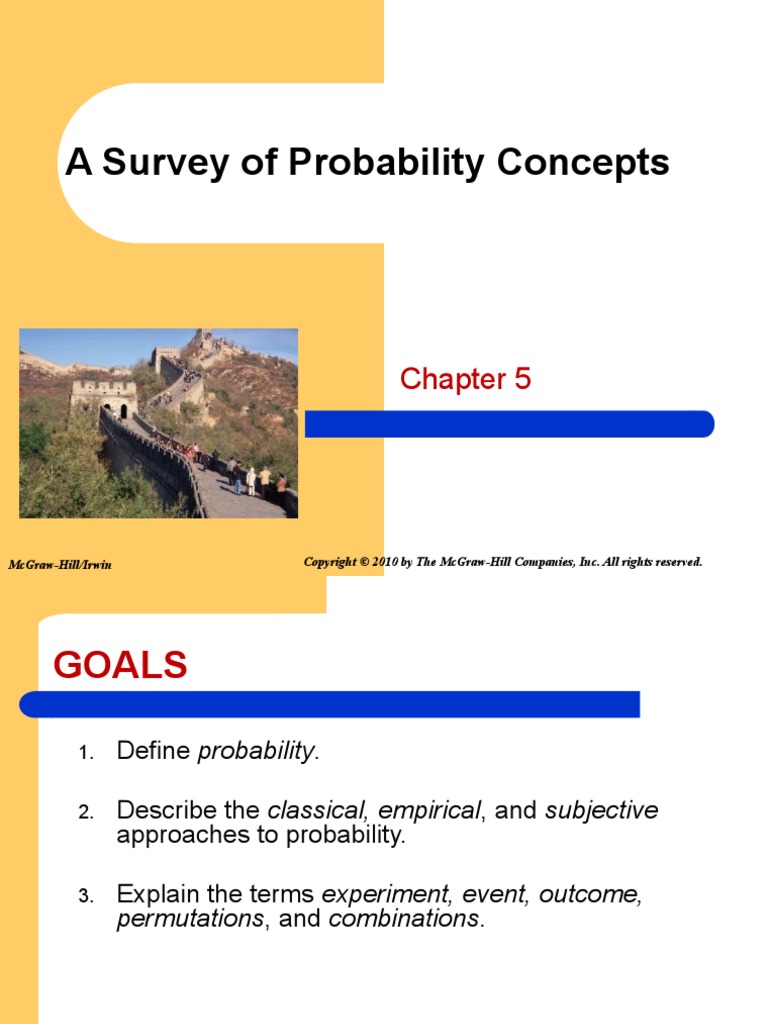 Statistics Chapter 5a (Probability Concept) | PDF | Probability ...