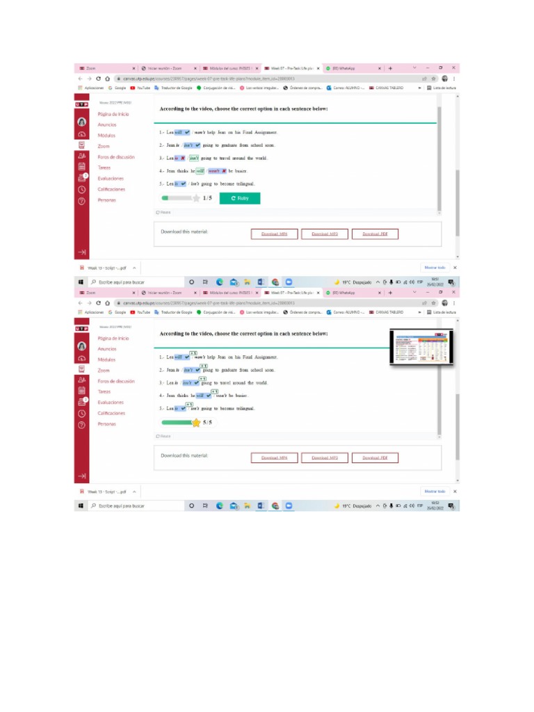 Presente continuo vs going to: diferencias de contexto | PDF