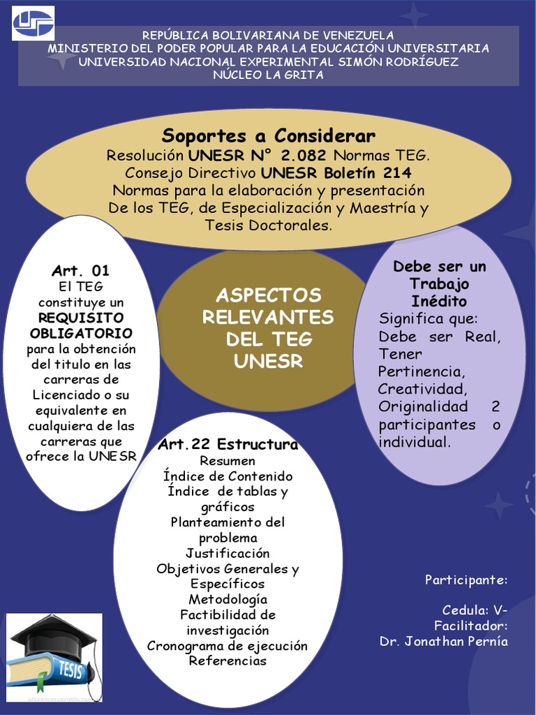 Infografia Aspectos Teg Unesr | PDF