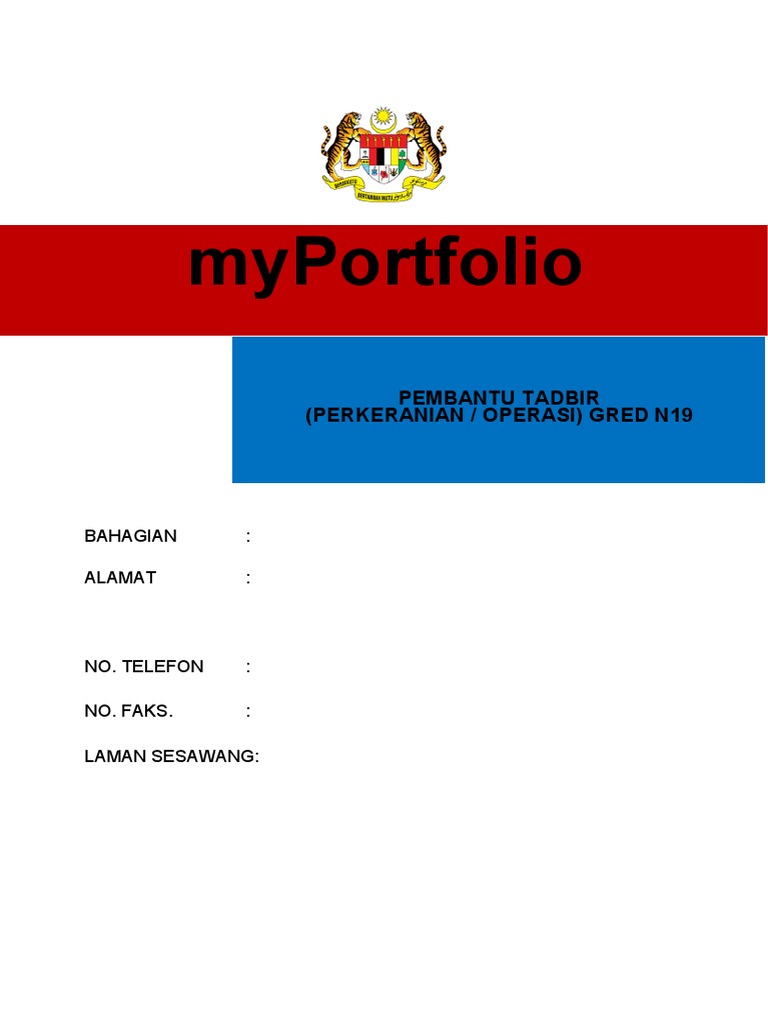 CONTOH MyPortfolio PT (Po) N19 | PDF