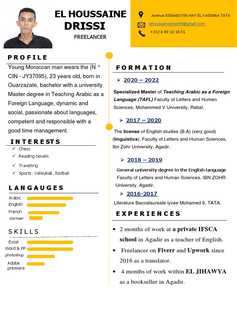 English CV Master . | PDF | Cognitive Science | Cognition