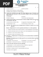 1 - Distance and Displacement Problems and Solutions PDF | PDF | Travel ...