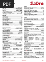 Sabre Commands | PDF | Civil Aviation | Airlines