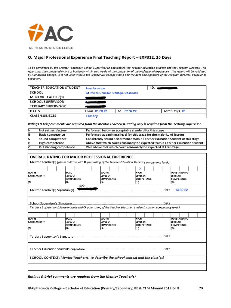 Final Teaching Report Amy | PDF | Teaching Method | Teachers