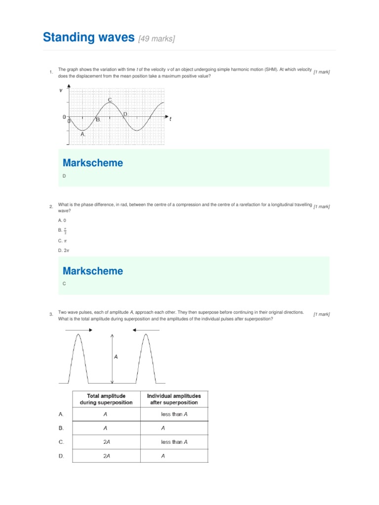 Standing Waves | PDF | Waves | Polarization (Waves)