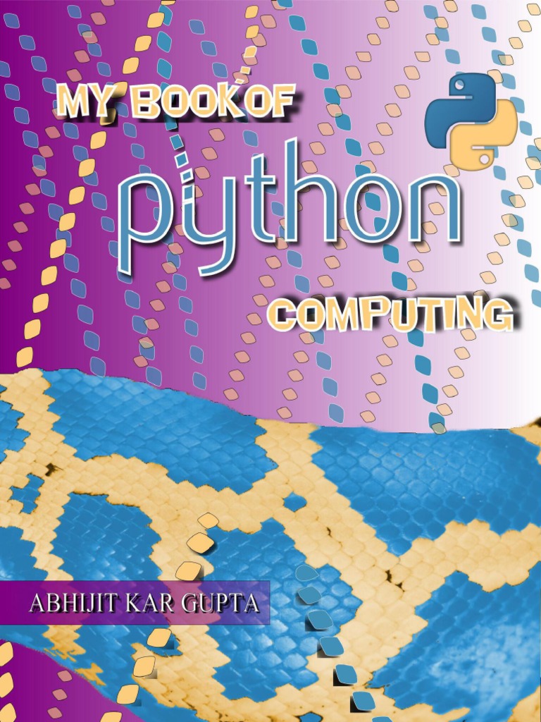 My Book Of Python Computing Abhijit Kar Gupta Pdf Array Data Type Python Programming 6550