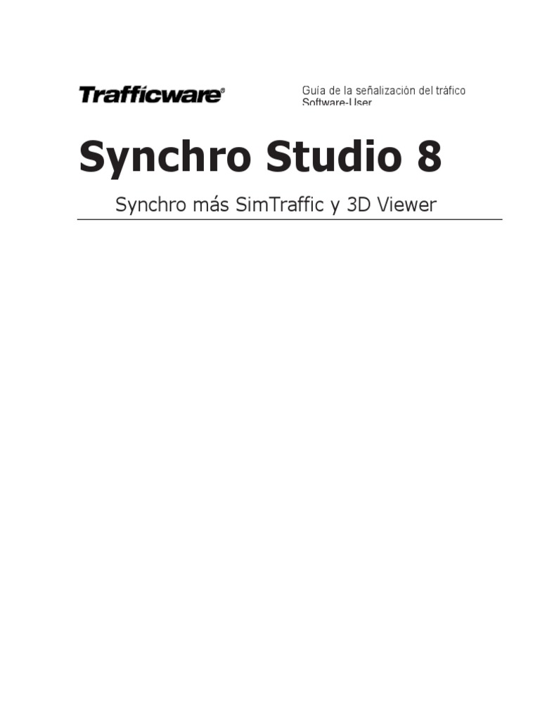 Translate Synchro+Studio+8+User+Guide | PDF | Informática