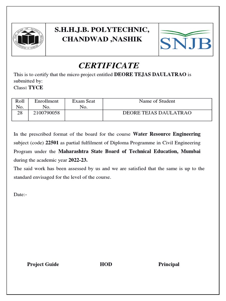 Wre Micro Project | Download Free PDF | Irrigation | Agriculture