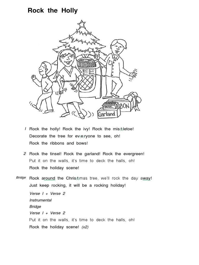 Rock the Holly: A Holiday Song | PDF | Art