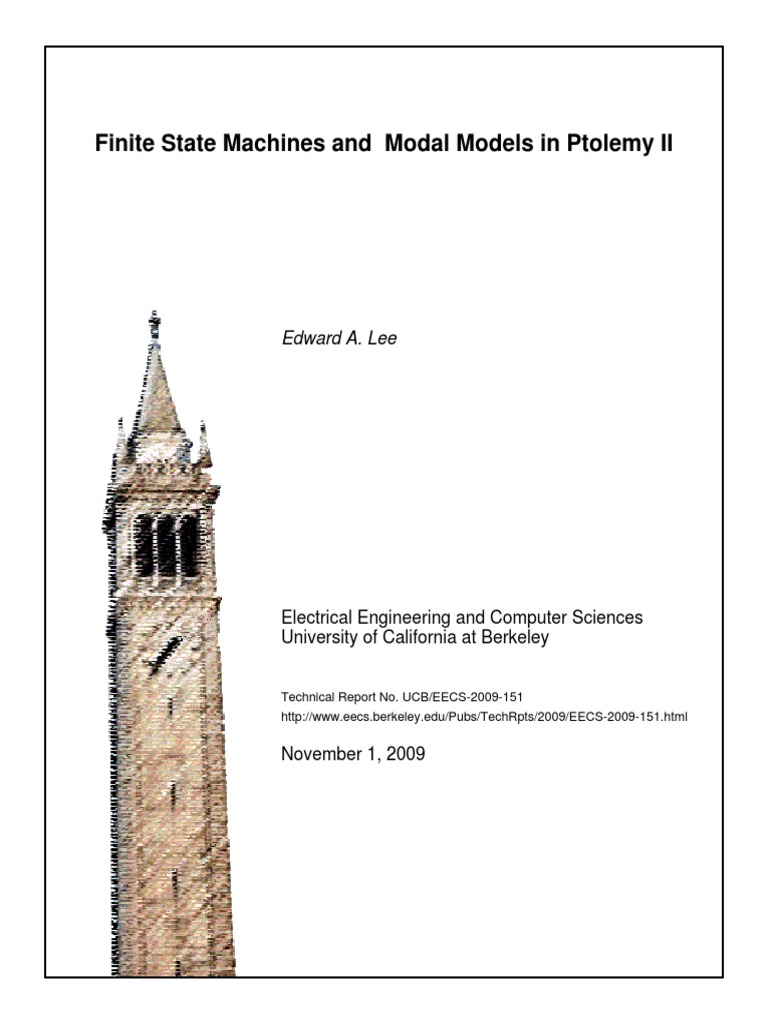 Finite State Machines and Modal Models in Ptolemy II | PDF | Parameter (Computer Programming ...