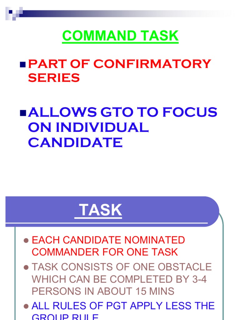 Command Task | PDF