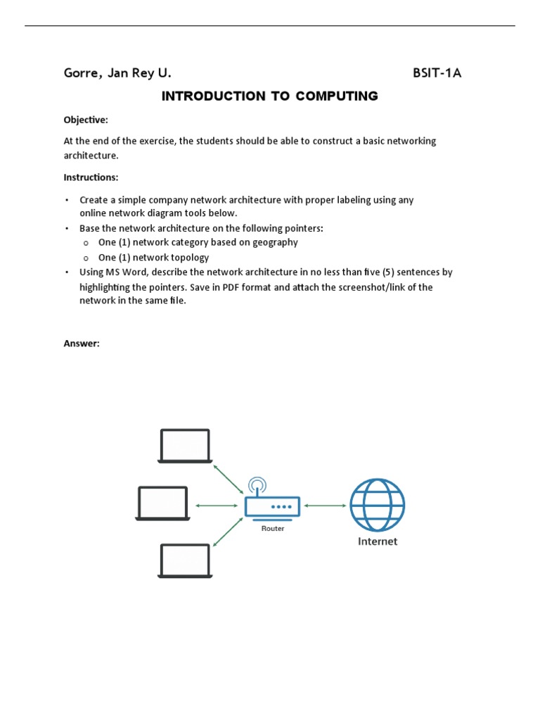 05 LabExercise 1 | Download Free PDF | Computer Network | Local Area Network