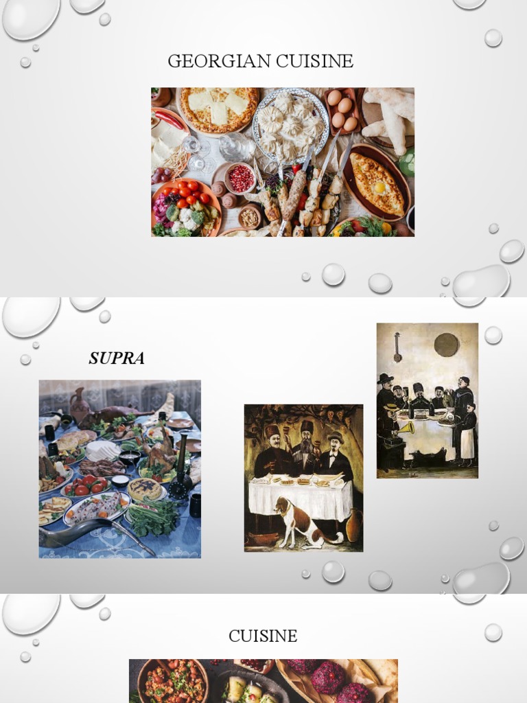 პრეზენტაცია Georgian cuisine | PDF